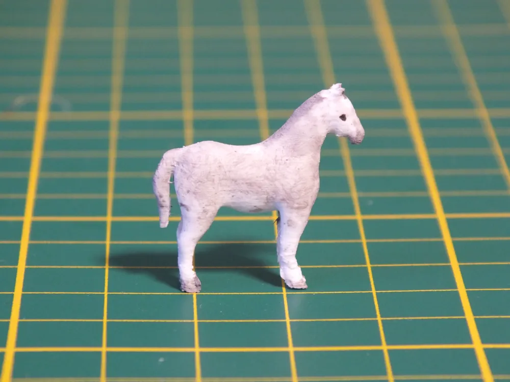 HO scale Horse (1:87) by 3-Dr. Lighthouse Design - MakerWorld