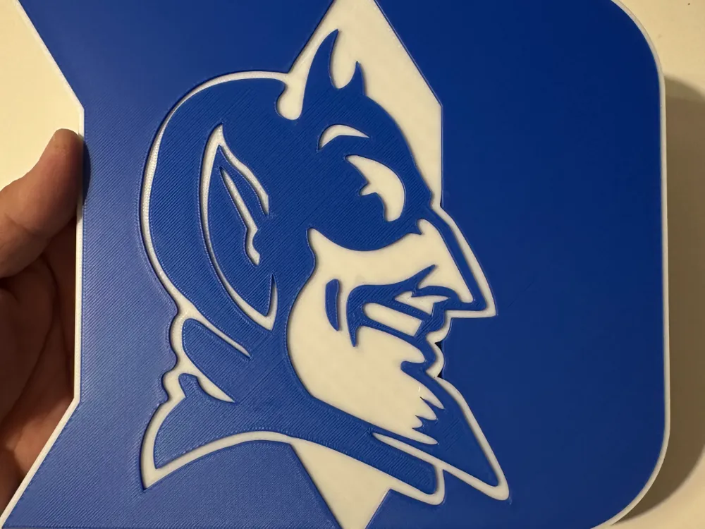 Duke Blue Devils Standing and Hanging Sign by Dasco Designs - MakerWorld