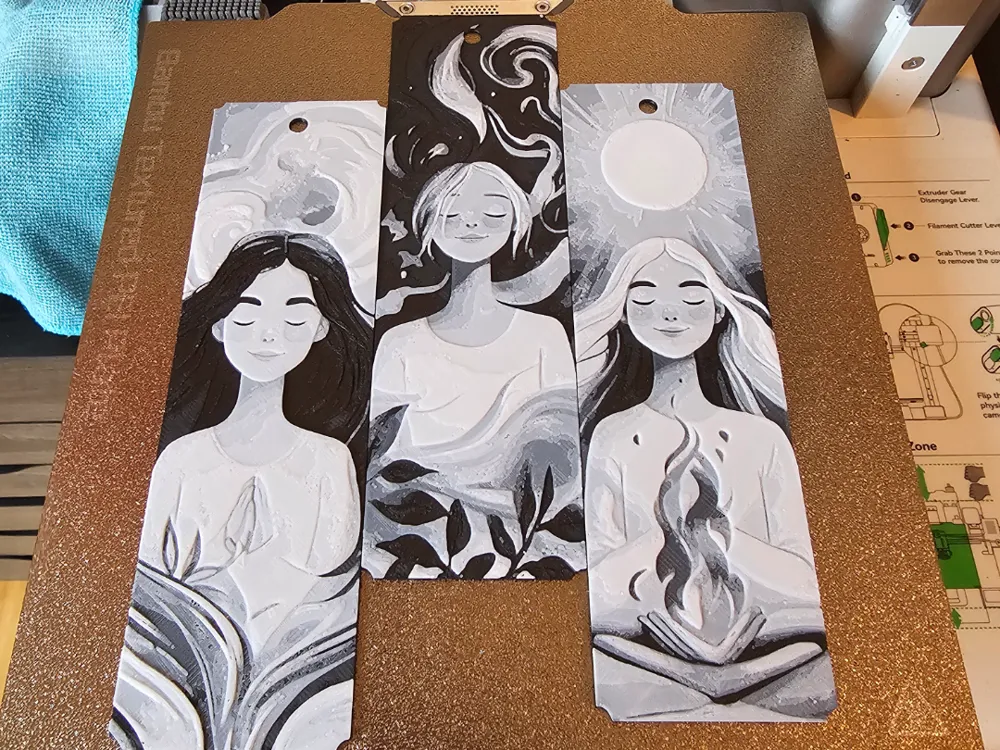 Meditation Bookmark - Pack 1 by Titorez - MakerWorld