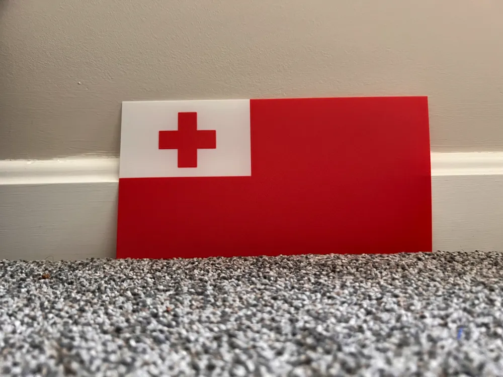 World Flags - Tonga LED Lamp by BeeTee 3D - MakerWorld