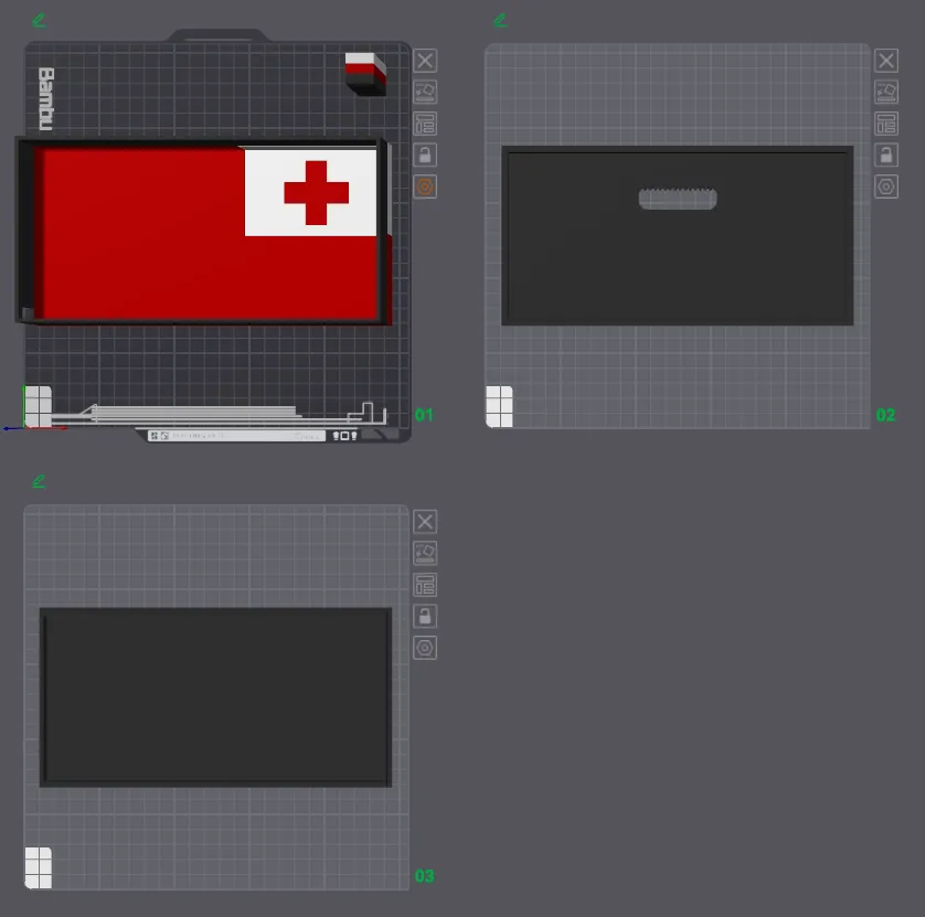 World Flags - Tonga LED Lamp by BeeTee 3D - MakerWorld