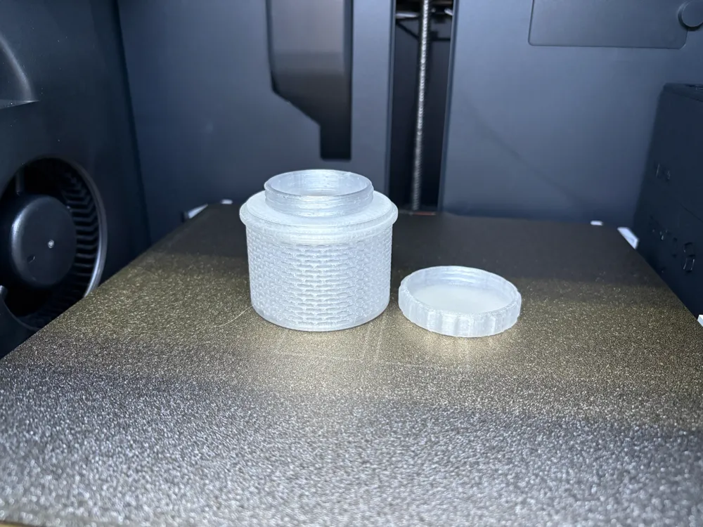 4L Cereal Dry Box Desiccant / Silica Lid LONGER - Free 3D Print Model ...