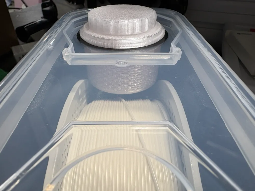 4L Cereal Dry Box Desiccant / Silica Lid LONGER - Free 3D Print Model ...