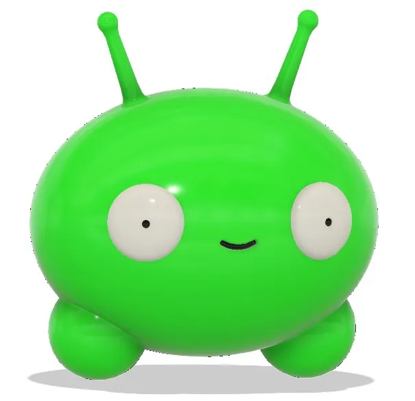 Mooncake - Final Space - 3D Model with AMS compatible colorised eyes ...
