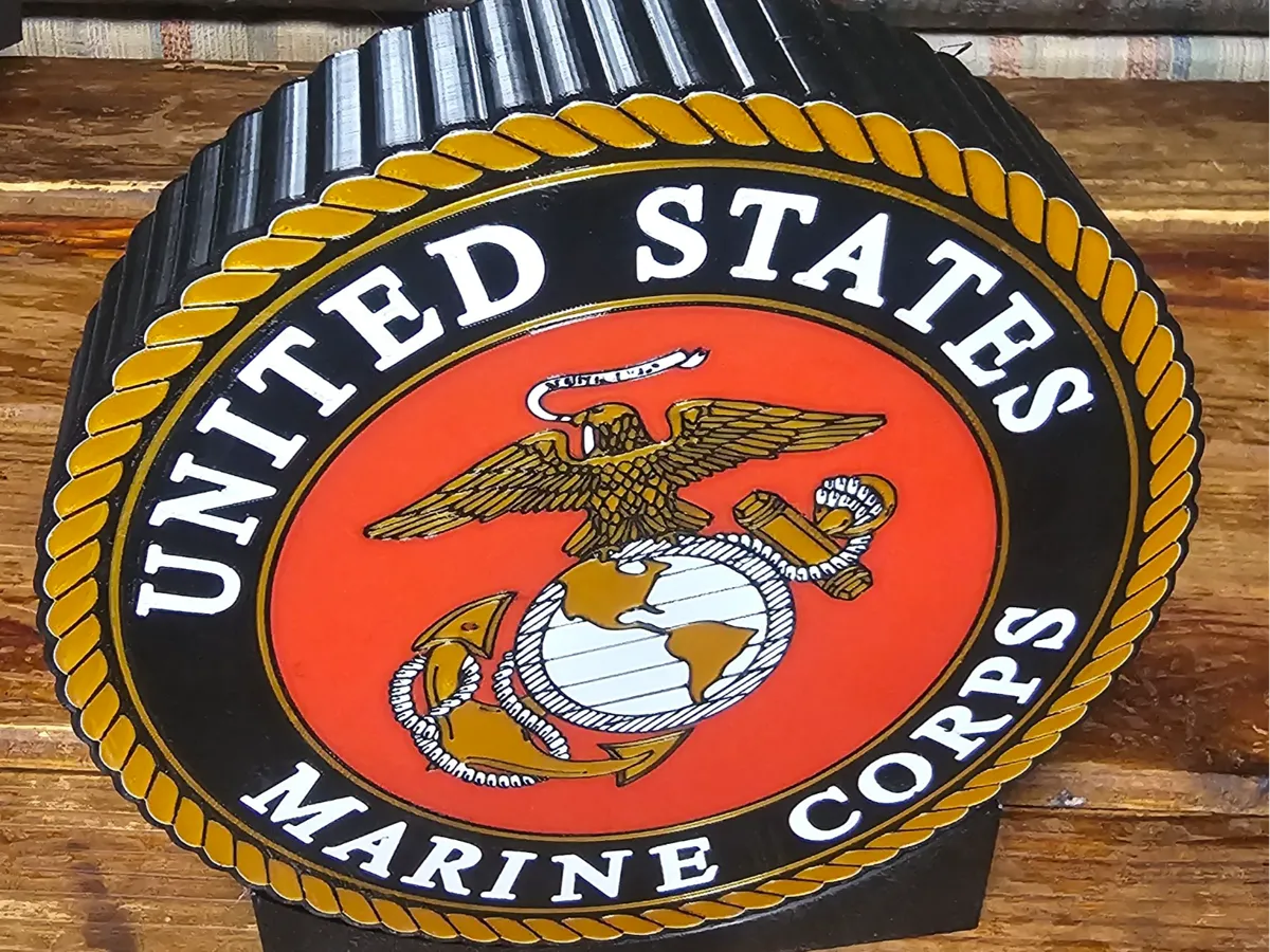 USMC Logo Lightbox - Free 3D Print Model - MakerWorld