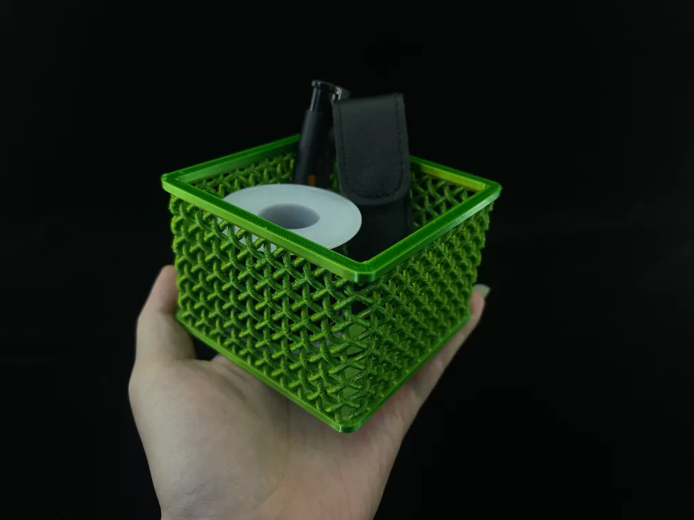 Woven basket 编织篮子 by SolidWorks魔方云学院 - MakerWorld