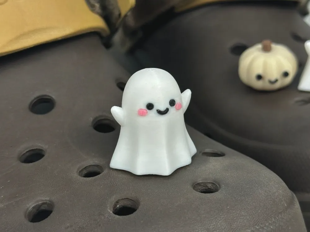 Cute Ghost Crocs Jibbitz by create3d.co - MakerWorld
