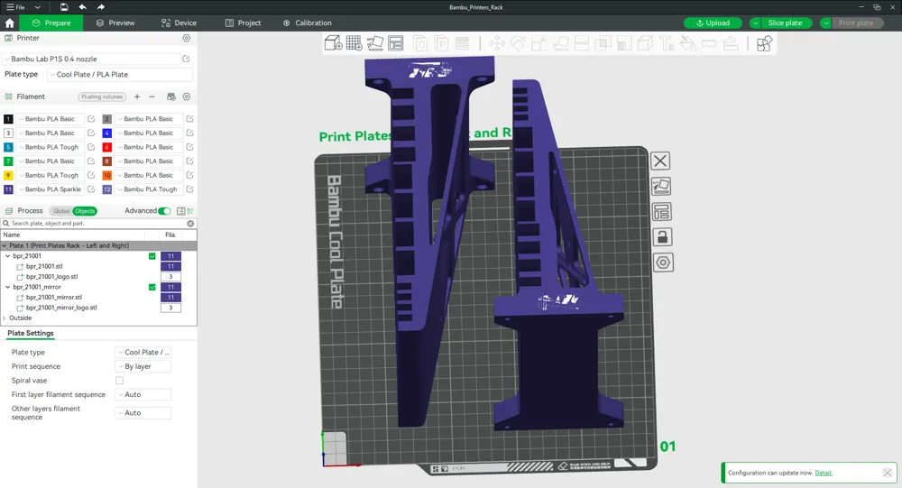 Bambu Build Plates Hanging Rack by speeedydan - MakerWorld