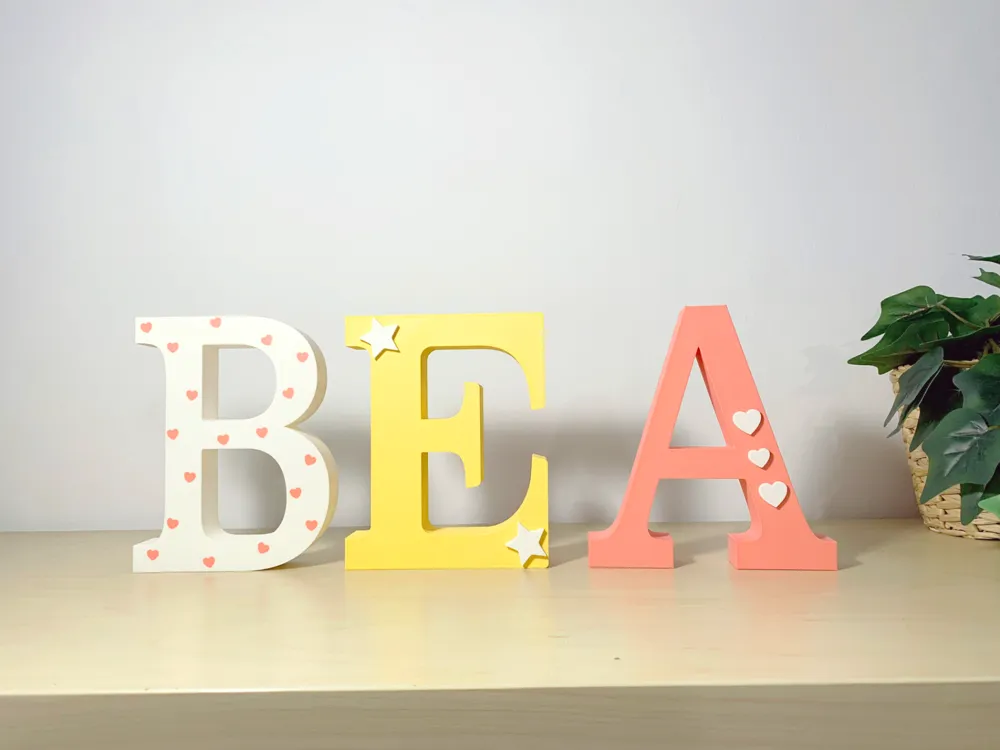 3D Name Standing Letters Pack Vol.1 - Free 3D Print Model - MakerWorld
