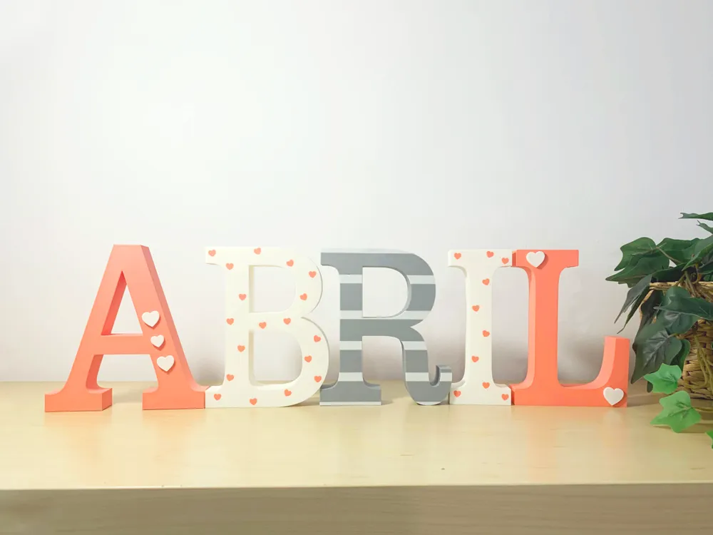 3D Name Standing Letters Pack Vol.1 - Free 3D Print Model - MakerWorld