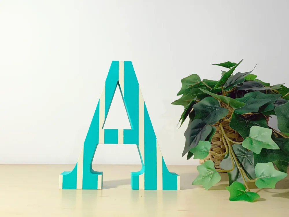 3D Name Standing Letters Pack Vol.1 - Free 3D Print Model - MakerWorld