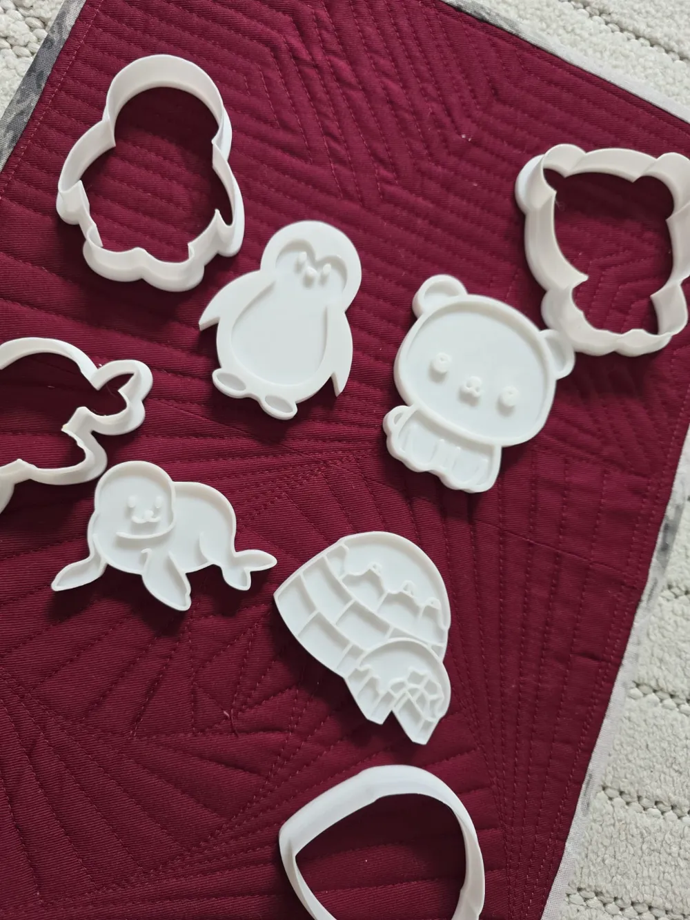 Arctic Animal Set Playdoh Cookie Cutter Winter by Merilno3D - MakerWorld