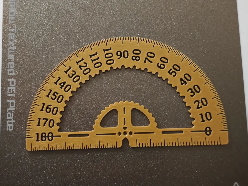 Protractor Remixed by 夏至 MakerWorld: Download Free 3D Models