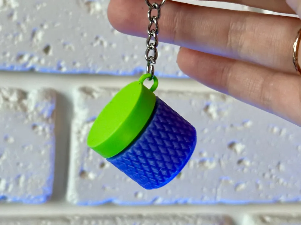 Loud Fidget Clicker Keychain – Low Poly Berry Remixed by Anton - MakerWorld