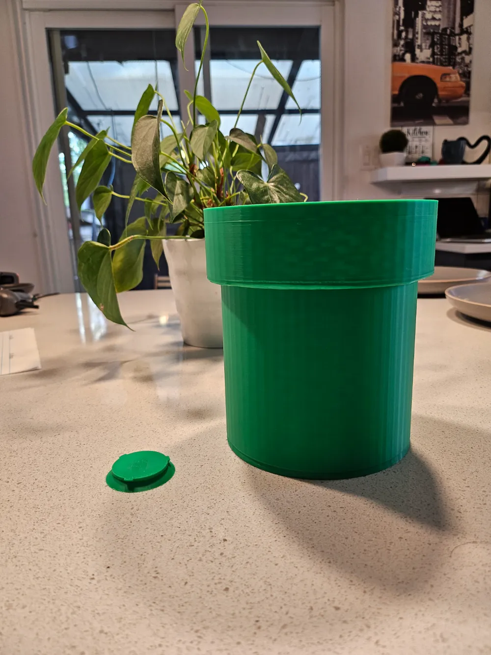 Super Mario Green pipe tube piggy bank by Tommy Gun - MakerWorld