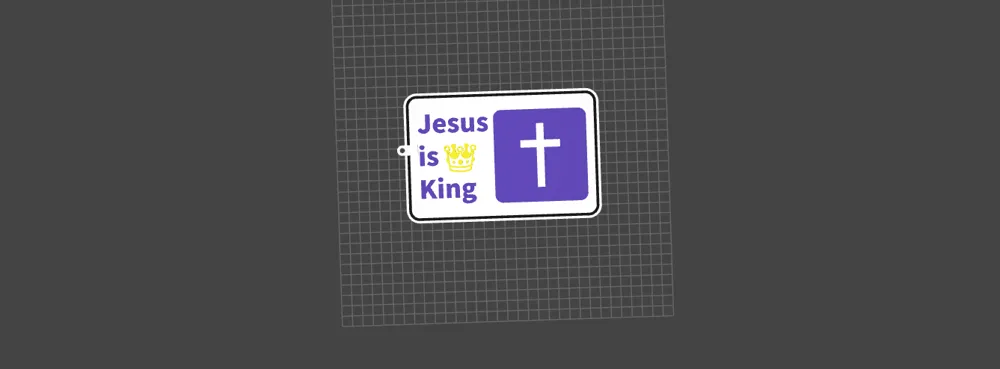 Jesus Is King Sign by ILike3dPrinting MakerWorld: Download Free 3D Models