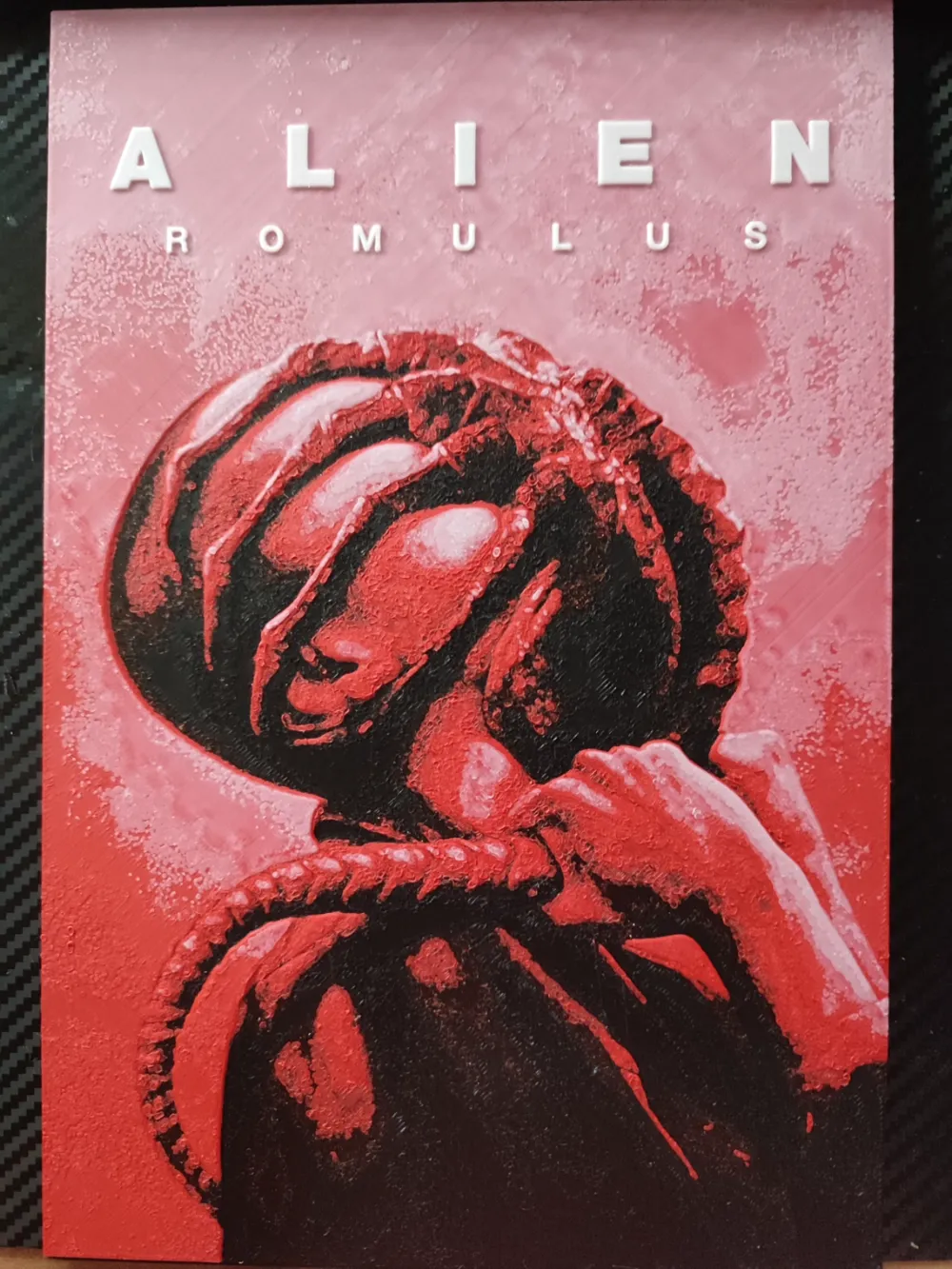 4-color HueForge Alien Romulus - Free 3D Print Model - MakerWorld