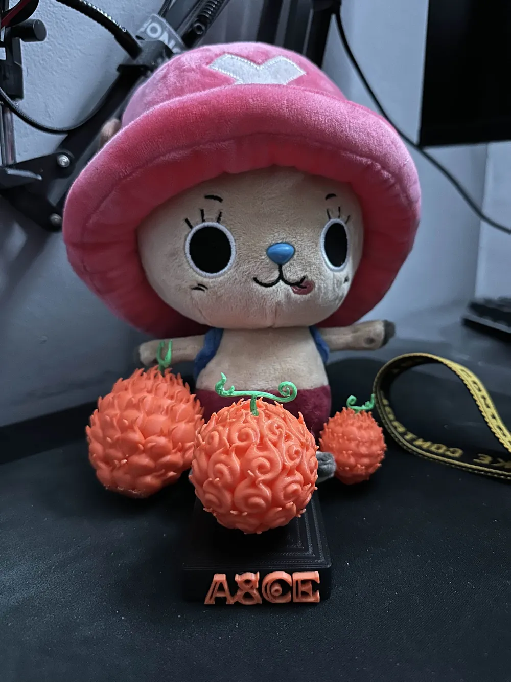 Devil Fruit | Mera Mera no Mi + Stand + ASCE Text - Free 3D Print Model ...