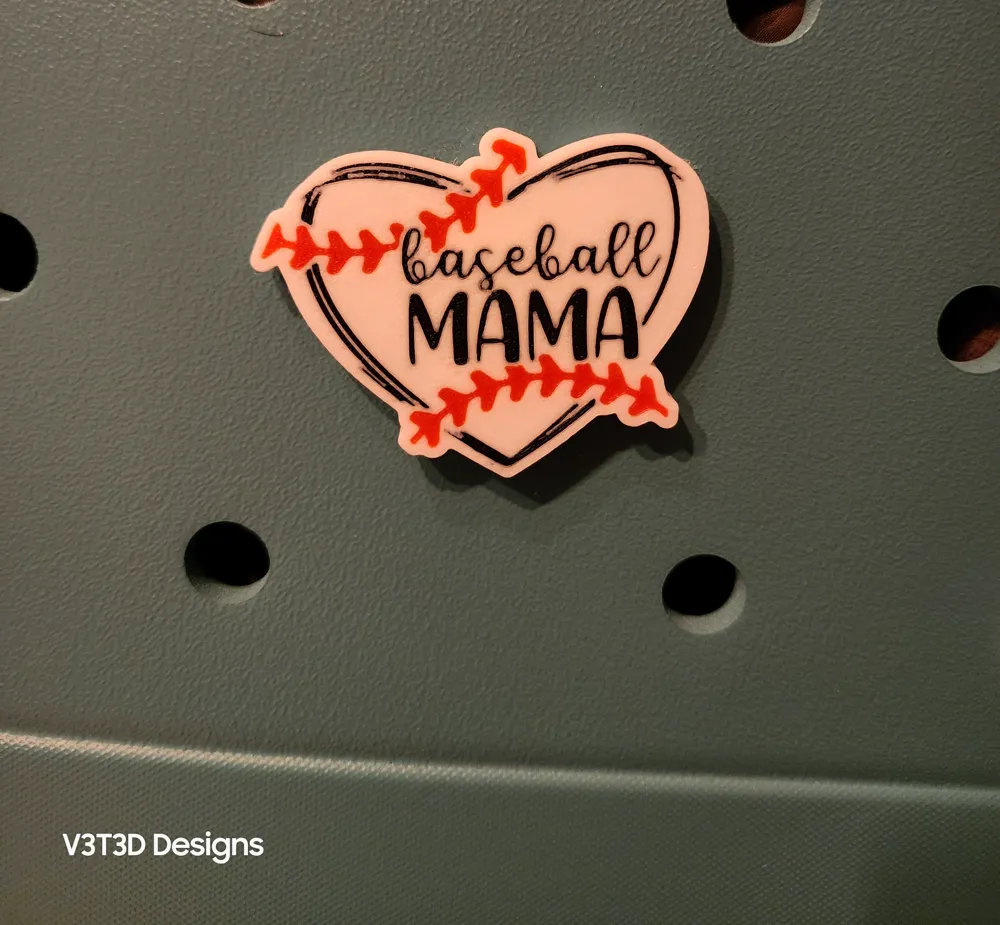 Bogg Bag Baseball Heart by V3T3D Designs - MakerWorld