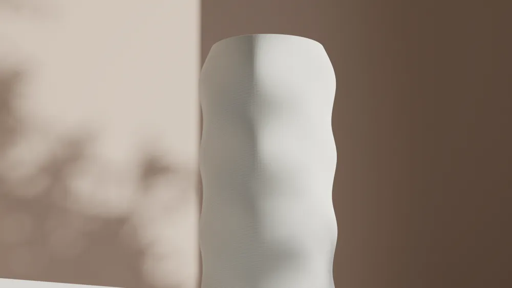 Smooth Wave Vase by Print Design - MakerWorld