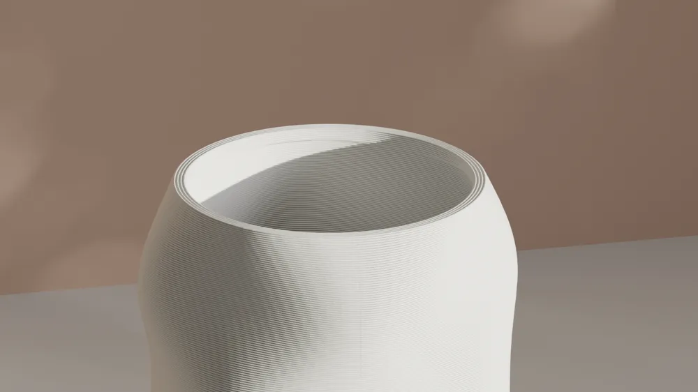 Smooth Wave Vase by Print Design - MakerWorld