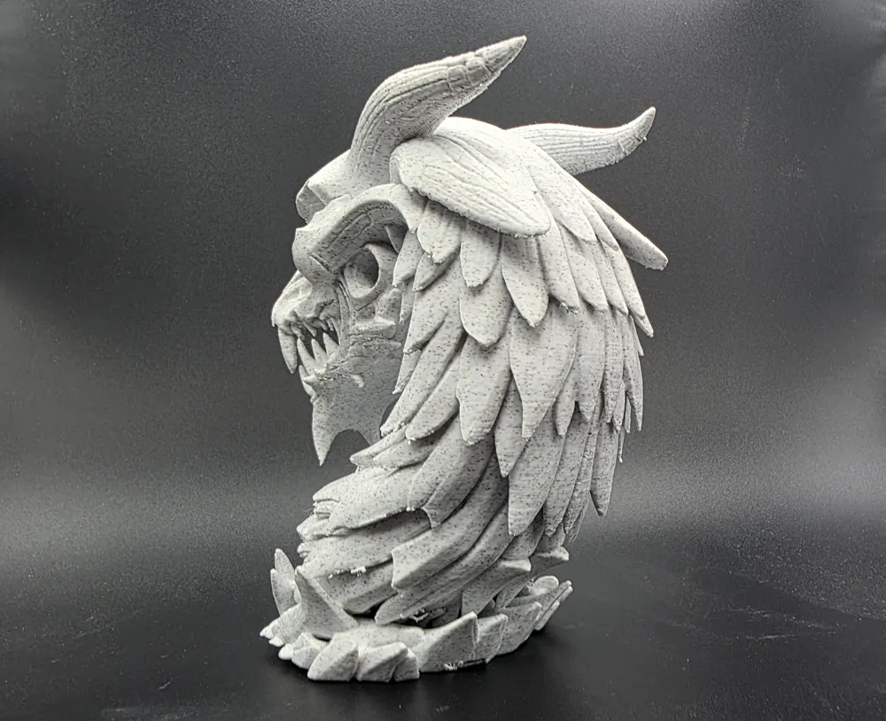 Undead Rock Dragon Bust by Triple G Workshop MakerWorld: Download Free ...