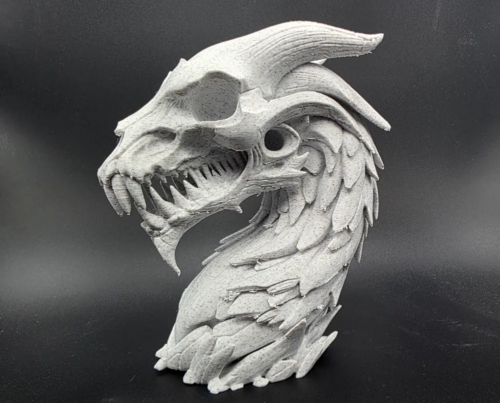 Undead Rock Dragon Bust by Triple G Workshop MakerWorld: Download Free ...