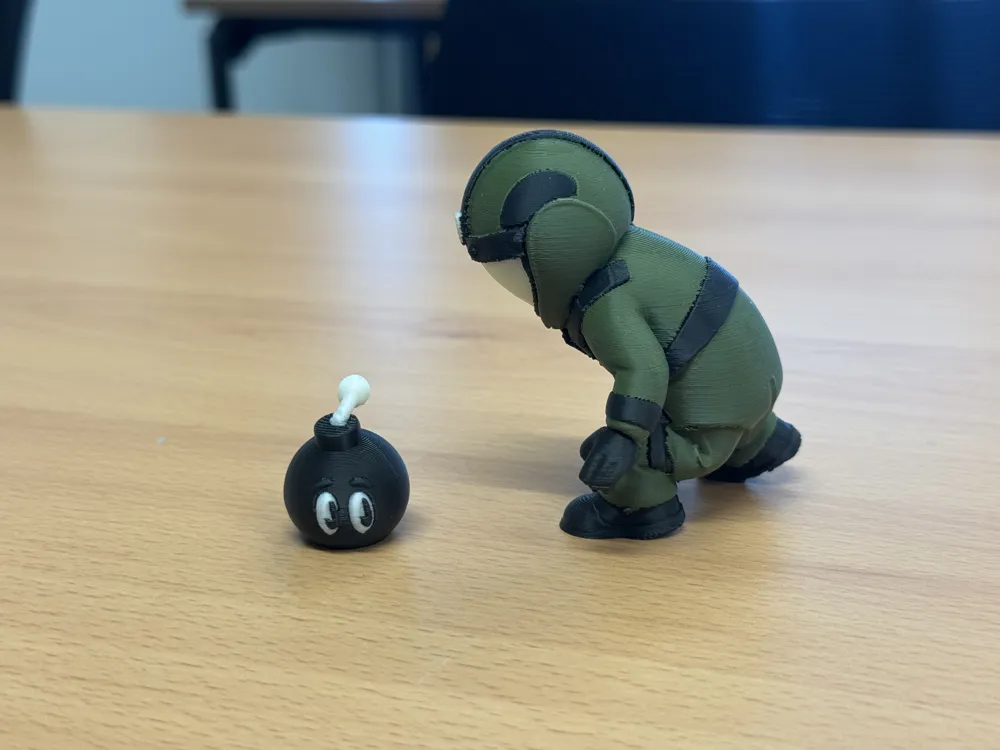 Bombie the Bomb - Free 3D Print Model - MakerWorld