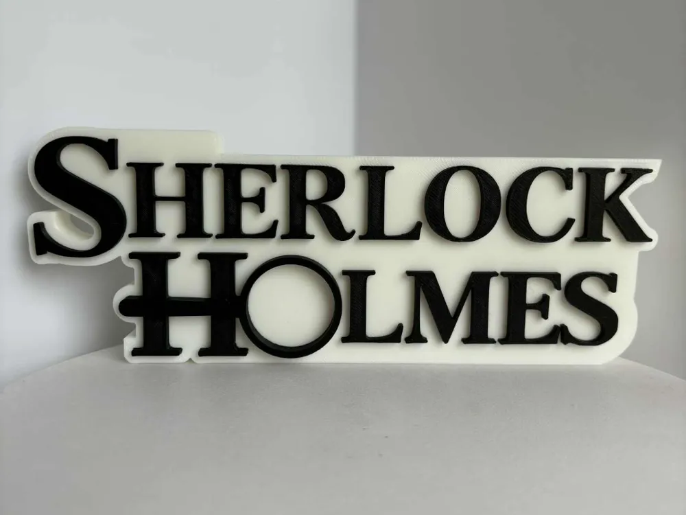 Logo Sherlock Holmes - Free 3D Print Model - MakerWorld