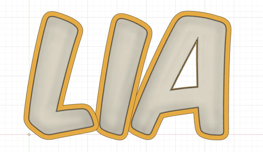 LIA Light Letters - LIA LED Lampe by c.funk - MakerWorld