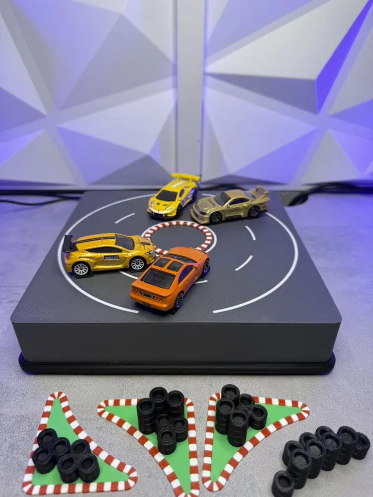 Drift Diorama 1/64 scale (use with TT Motor) by Danko_Creates ...