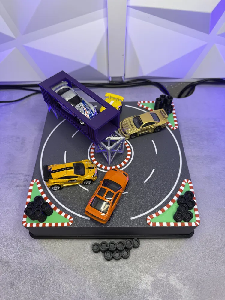 Drift Diorama 1/64 scale (use with TT Motor) by Danko_Creates ...