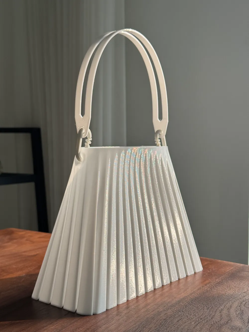 Pleated Handbag by NoBeer MakerWorld: Download Free 3D Models