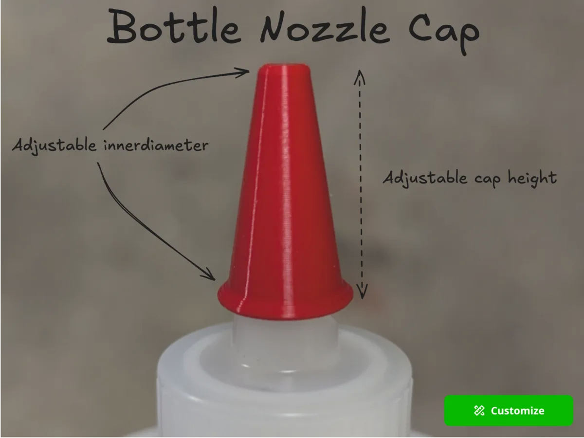 Bottle Nozzle Cap Generator - Free 3D Print Model - MakerWorld