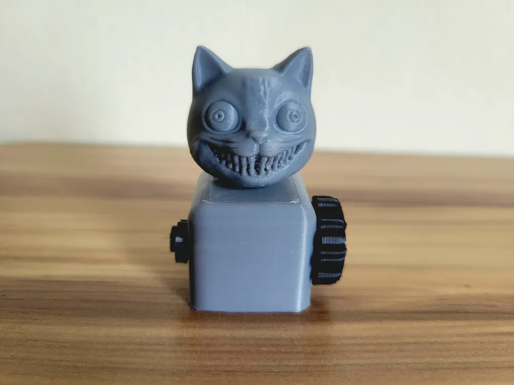 Rotating Mechanical Cat - Free 3D Print Model - MakerWorld