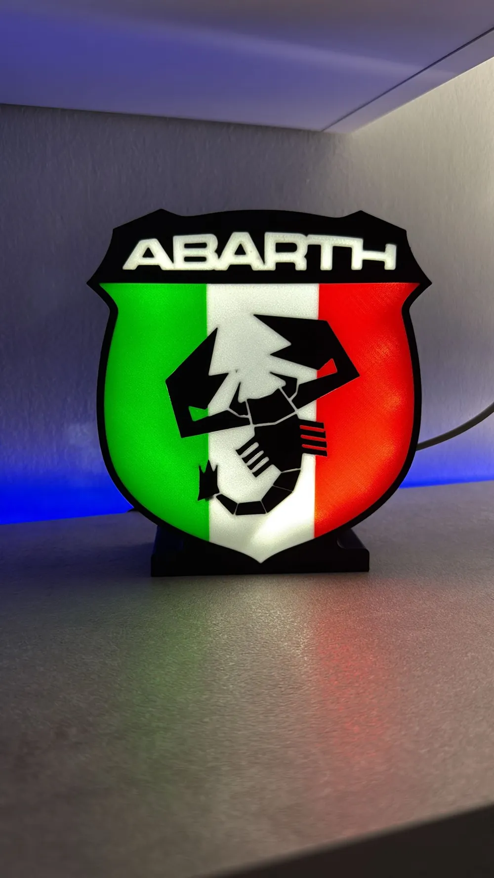 LightBox Abarth - Free 3D Print Model - MakerWorld