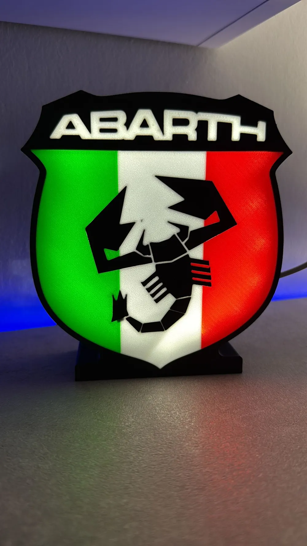LightBox Abarth - Free 3D Print Model - MakerWorld