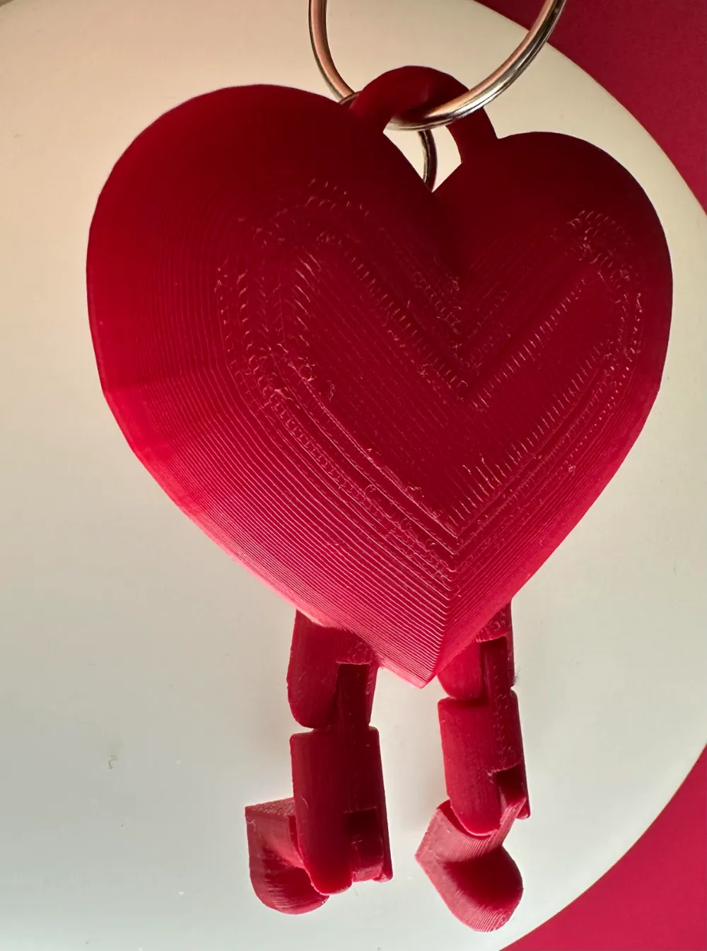 Flexi Heart Keychain by Theproquacker MakerWorld: Download Free 3D Models