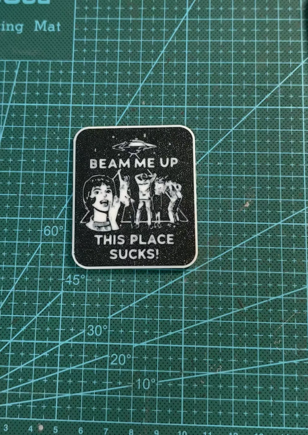 Stranger Things Beam me up fridge magnet - Free 3D Print Model - MakerWorld