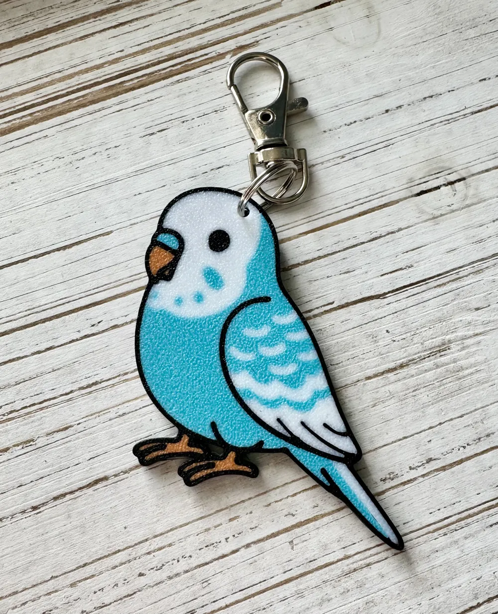 Budgie/Parakeet Keychain - Free 3D Print Model - MakerWorld