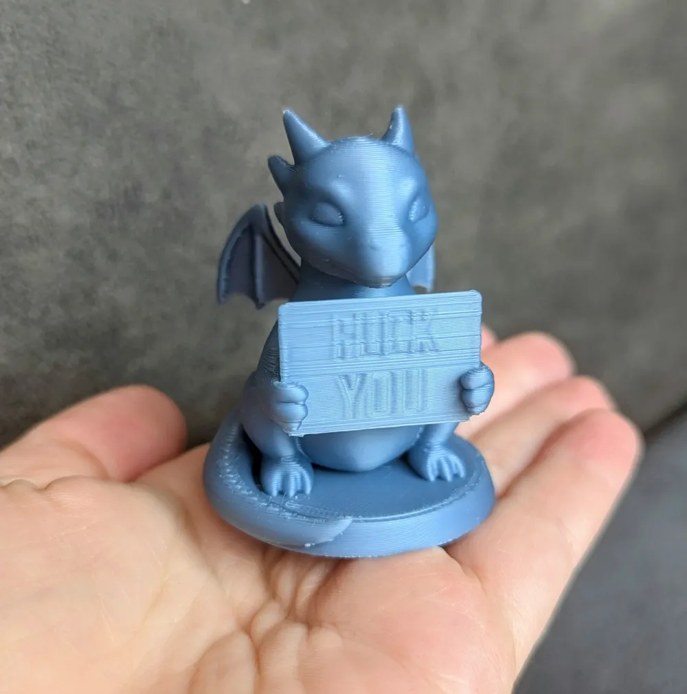 Mini Dragon / Dragon - cheeky with shield (dnd) by dark.didi.doll ...