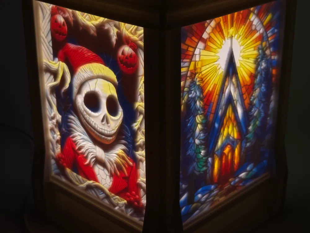 Christmas CMYK Lithophanes (Many compatible lamps) by Kardes.Design ...