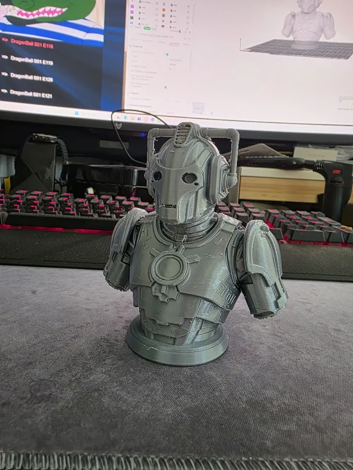 Cyberman docteur who - Free 3D Print Model - MakerWorld