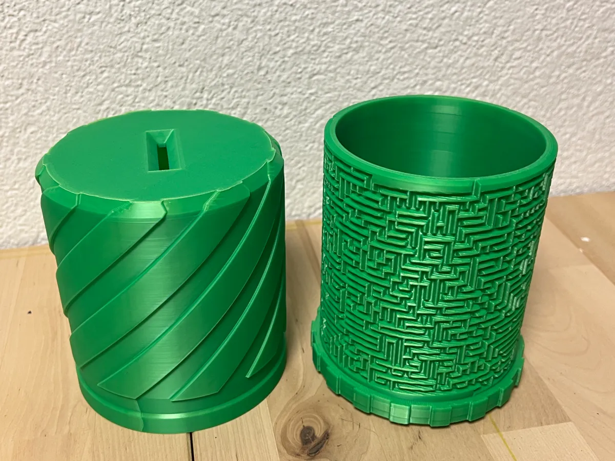 Piggy Bank - Puzzle Maze Box - Free 3D Print Model - MakerWorld