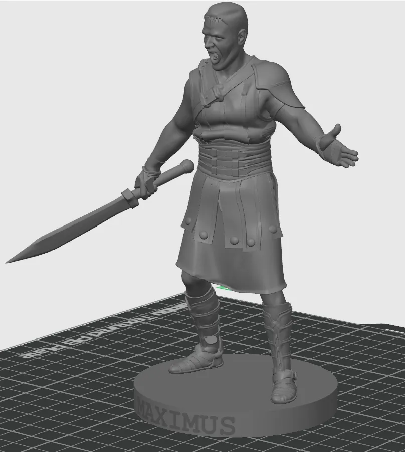 MAXIMUS DECIMUS MERIDIUS - GLADIATOR – Kostenloses 3D-Druckmodell ...