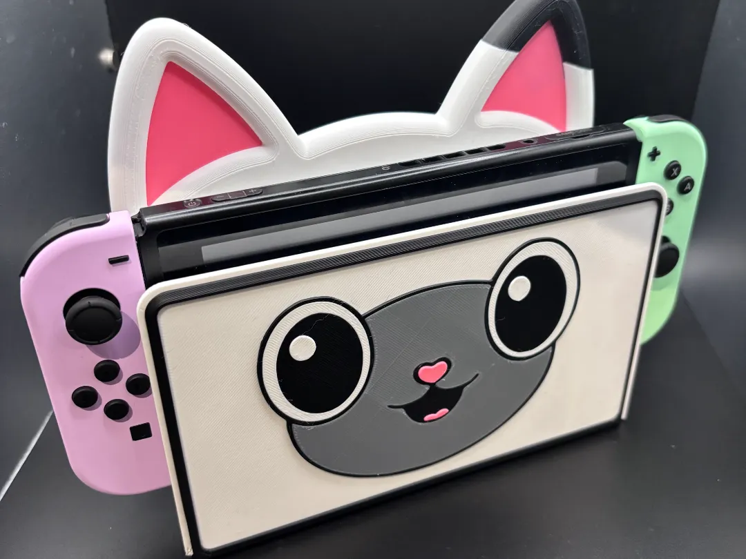 Tapa y orejas de Gabby's Dollhouse Pandy Patitas para Switch - Modelo ...