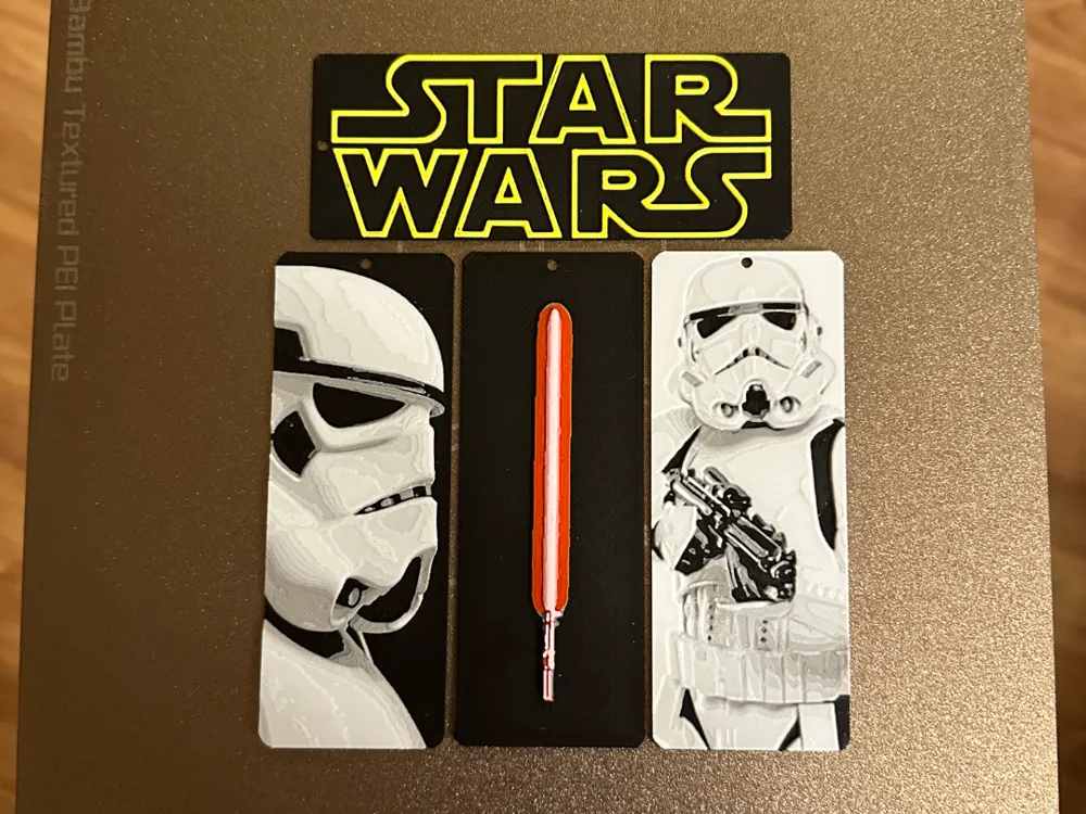 Bookmarks - Star Wars, Stormtroopers, & Lightsaber by Hockey Dad ...