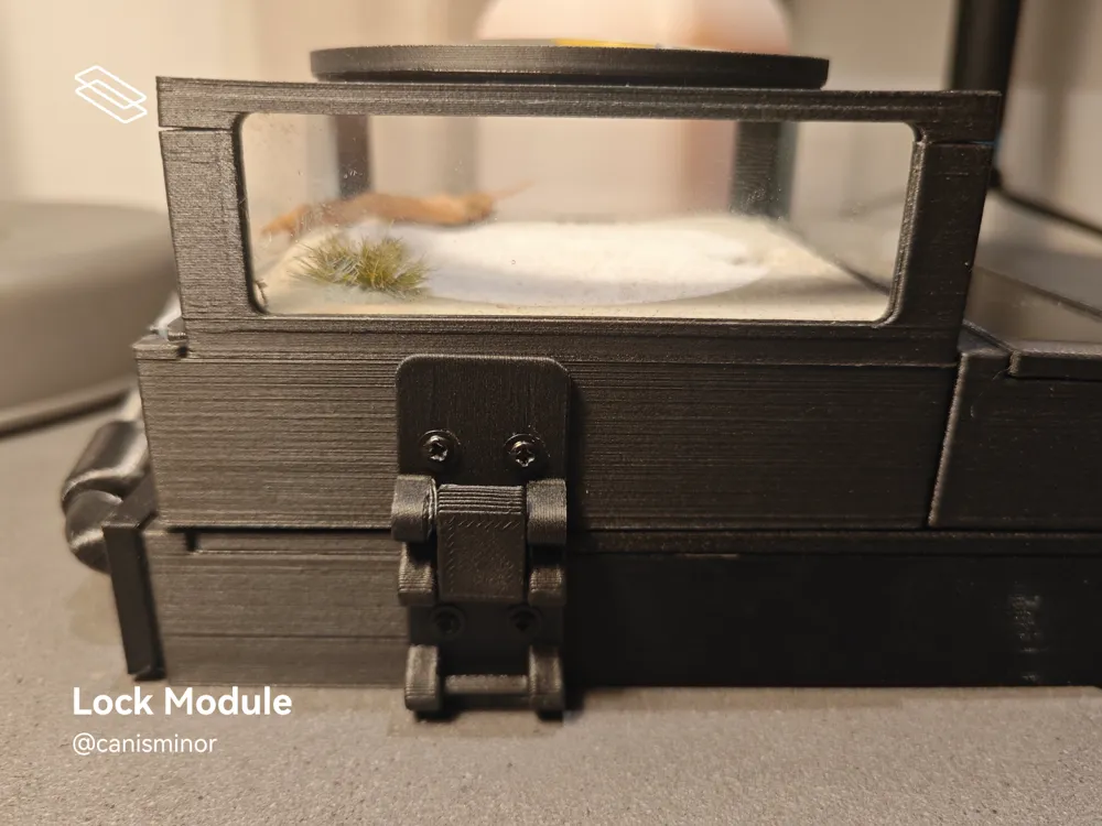 Slide Ant Nest - Lock Module - Free 3D Print Model - MakerWorld