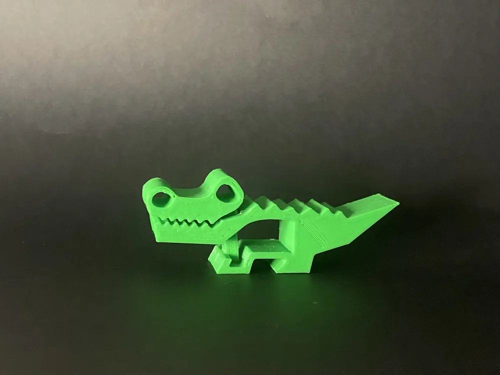Fidget crocodile clamp - Free 3D Print Model - MakerWorld