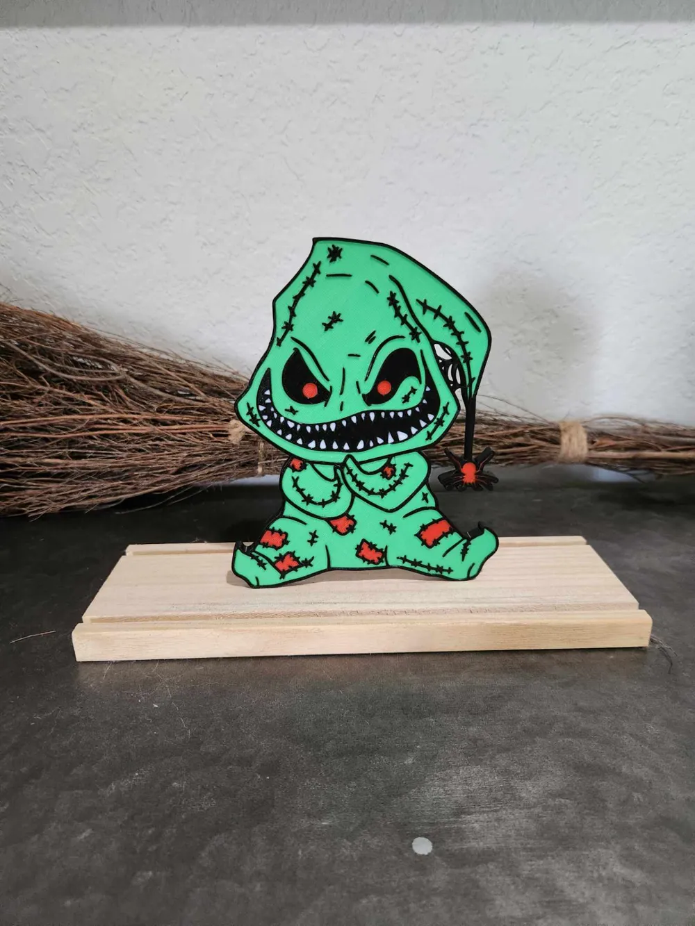 Cute Oogie Boogie Baby Plotting Wall Art by Salvadori - MakerWorld